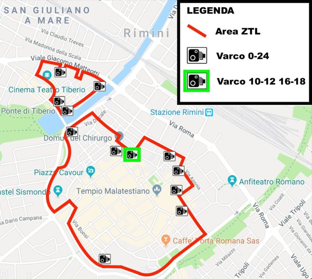 Ztl Rimini: mappa, orari e permessi | La Città News